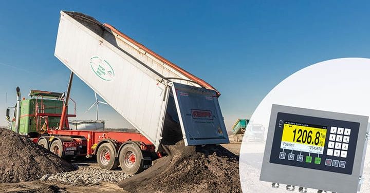 Landfill with automated weighing processes