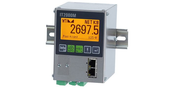 IT2000M: weighing & batching hat rail module